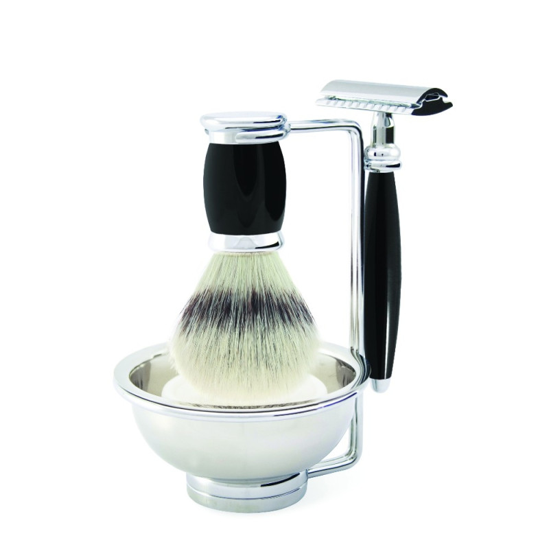 Edwin Jagger 4pc Bulbous Black Set (DE)