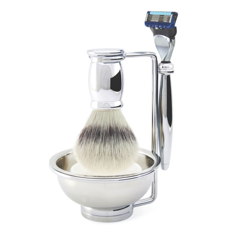 Edwin Jagger Gillette® Fusion® ProGlide® Razor Shaving Set Bulbous 4pc