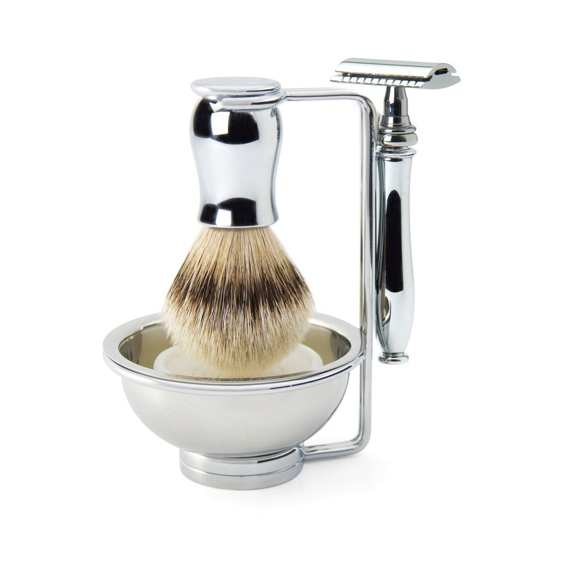 Edwin Jagger 4pc Chatsworth Chrome Set (DE)