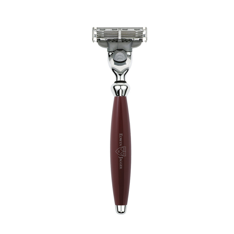 Edwin Jagger Gillette® Mach3® Razor Bulbous Red