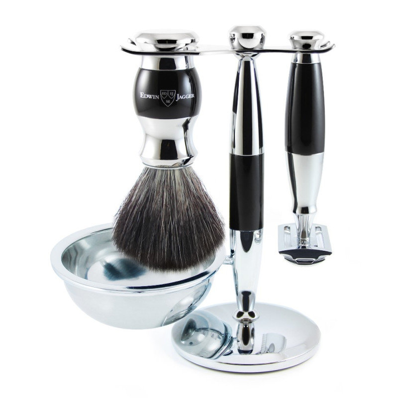 Edwin Jagger Double Edge Safety Razor Shaving Set Imitation Ebony ...
